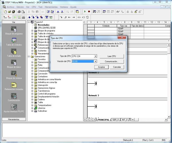 Crear nuevo proyecto MicroWin paso a paso y configuración » tecnoplc