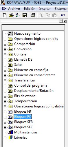 Cómo llamar FC Step7 paso a paso y ejecución en el programa » tecnoplc