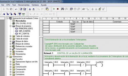 Puerta mecánica apertura y cierre S7-200 » tecnoplc