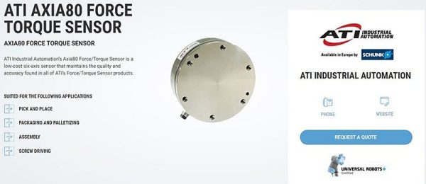 UR Robot con sensores FT de ATI dan buenas sensaciones » tecnoplc