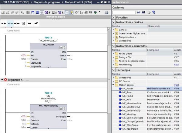 Motor paso a paso en TIA Portal control tren de pulsos PTO » tecnoplc