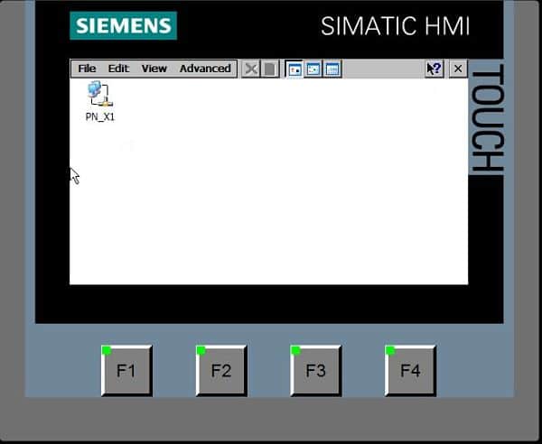 Modo de transferencia en HMI seleccionarlo en Control Panel » tecnoplc