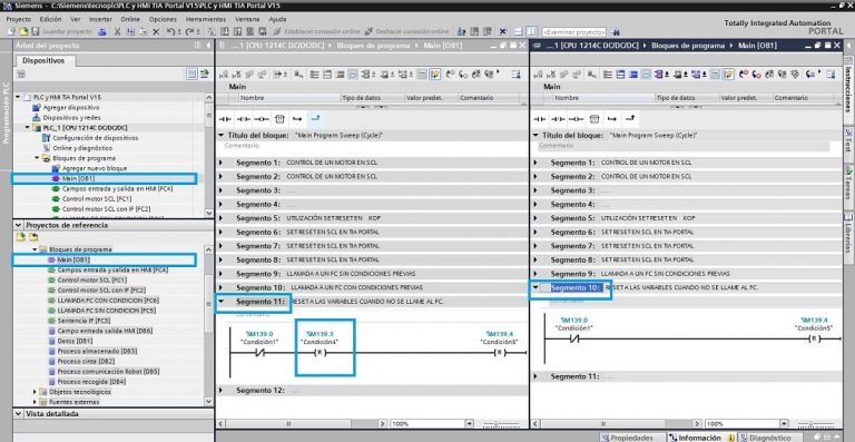 Comparar proyecto TIA Portal Offline con otro proyecto Offline » tecnoplc
