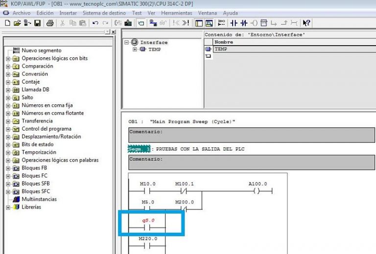 Programación PLC y HMI — Nuevo documento publicado en: tecnoplc