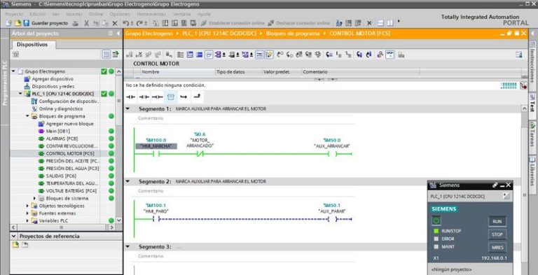 PLCSIM en TIA Portal instalación y cómo simular PLC paso a paso » tecnoplc