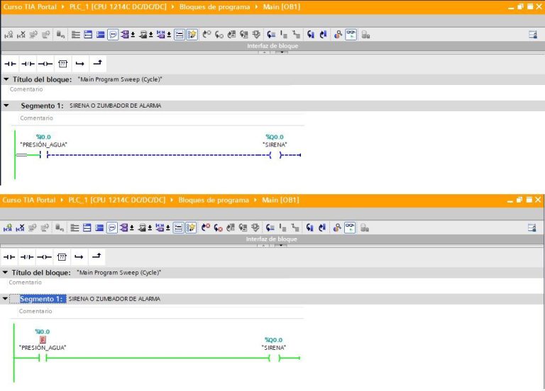 Programación Ladder y contactos abiertos y cerrados TIA Portal » tecnoplc
