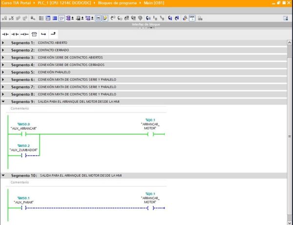 Bobinas en programación de PLC TIA Portal cómo se utilizan » tecnoplc