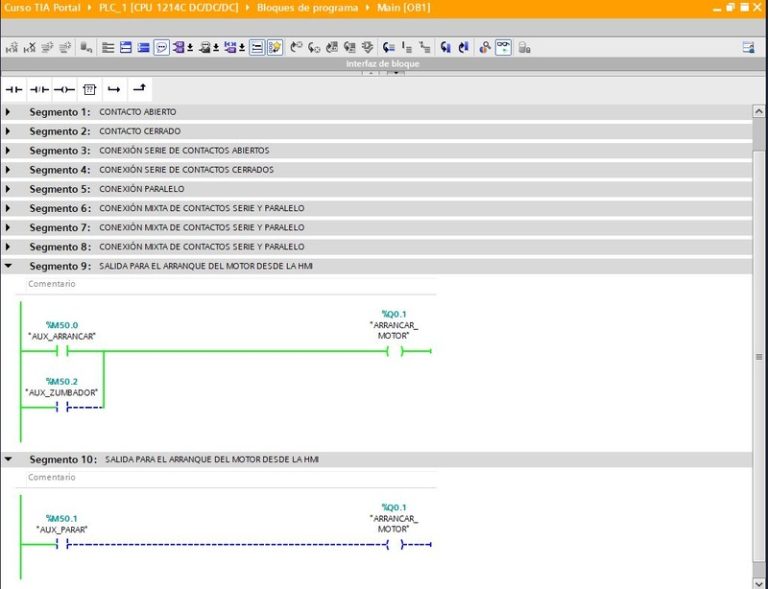 Bobinas en programación de PLC TIA Portal cómo se utilizan » tecnoplc