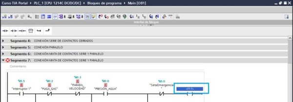 Bobinas en programación de PLC TIA Portal cómo se utilizan » tecnoplc