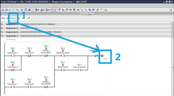 Bobinas en programación de PLC TIA Portal cómo se utilizan » tecnoplc