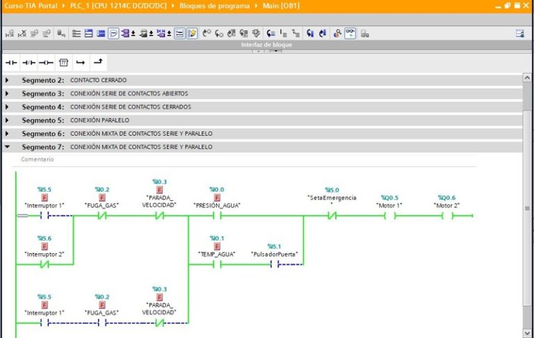 Bobinas en programación de PLC TIA Portal cómo se utilizan » tecnoplc