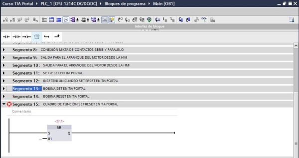 Set Reset TIA Portal cómo se usa y funcionalidad al detalle » tecnoplc