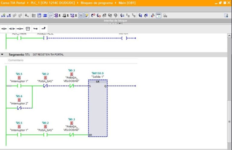 Set Reset TIA Portal cómo se usa y funcionalidad al detalle » tecnoplc