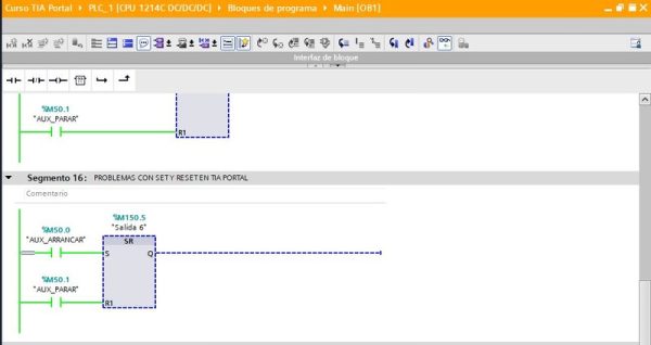 Set Reset TIA Portal cómo se usa y funcionalidad al detalle » tecnoplc