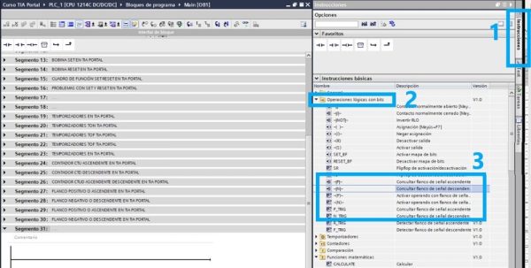 Flanco positivo y negativo TIA Portal funcionamiento y tipos » tecnoplc