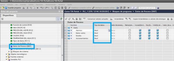 Tipos de datos TIA Portal definición ejemplos y estructura » tecnoplc