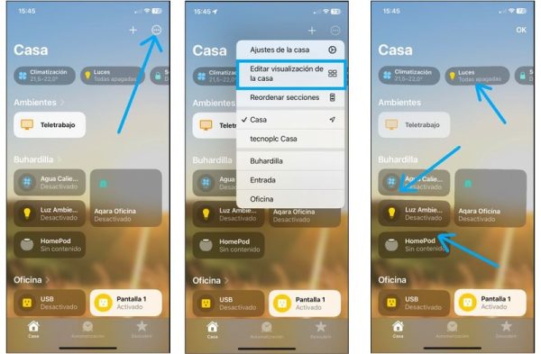 App Casa de Apple a fondo, todas las configuraciones posibles » tecnoplc