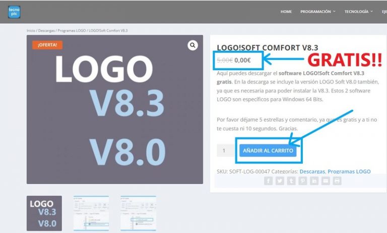 Descargar LOGO Soft Comfort gratis y condiciones para actualizar » tecnoplc