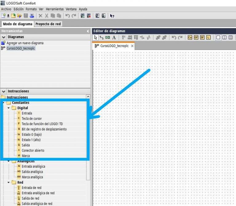 Constantes digitales LOGO Siemens qué son y cómo se usan » tecnoplc